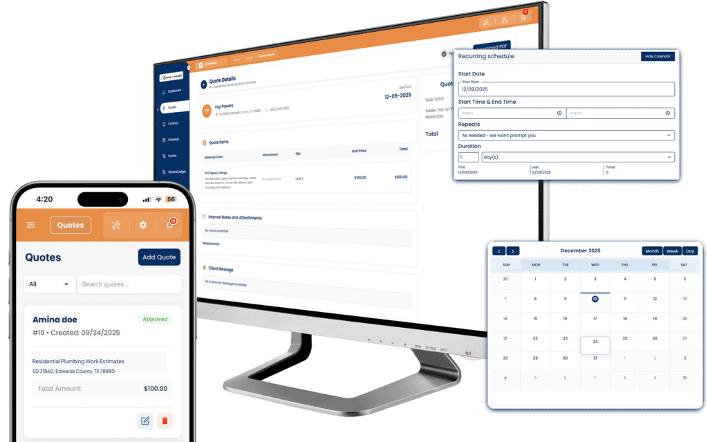 Plumbing Business Software - Cloud Job Manager